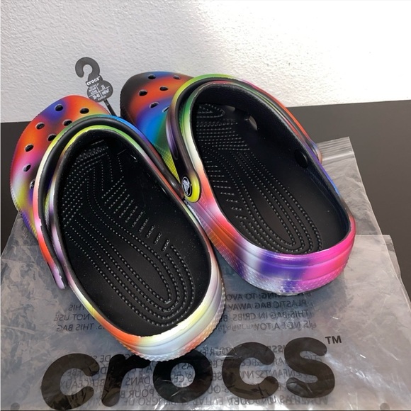 CROCS | Shoes | Crocs Classic Marble Swirl Solarized Clog | Poshmark